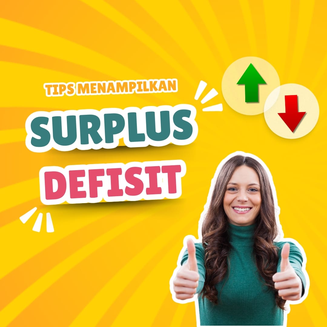 Memvisualisasikan Surplus dan Defisit Menggunakan Grafik Kolom ...